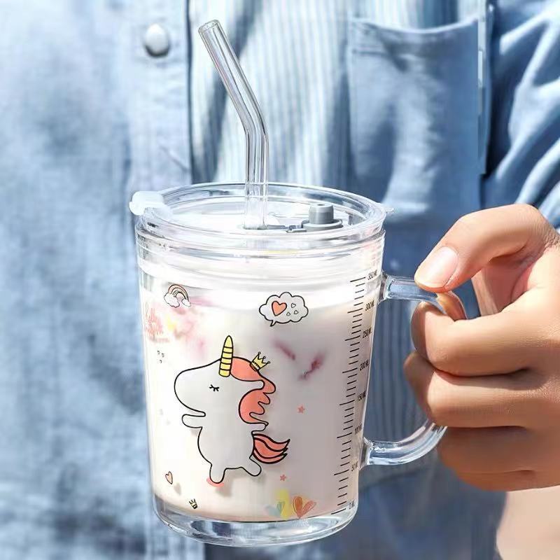 Jual Alibaba1688 Gelas Minum Anak Motif Karakter Animal Gratis Sedotan ...