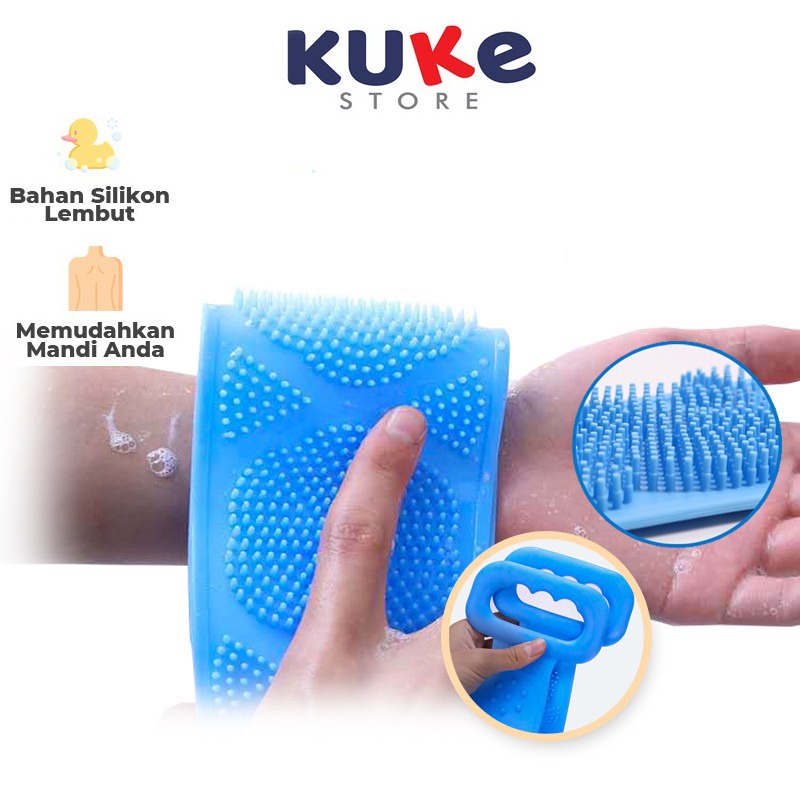 Jual KUKE Sikat Punggung Silikon / Alat Gosok Punggung / Sikat Mandi ...