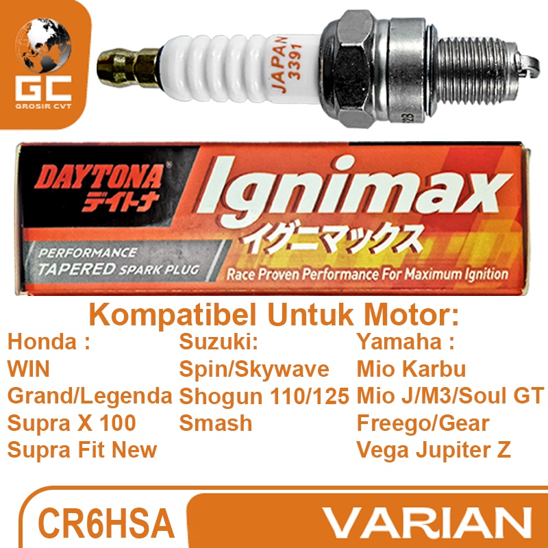 Jual Busi Racing Mio Sporty Smile Grand Supra X Lama Fit New Jupiter Z ...