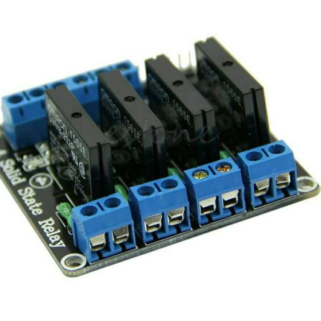 Jual SSR Solid State Relay Module 4 Channel 5V DC High Level for Arduino - LOW Trigger | Shopee ...