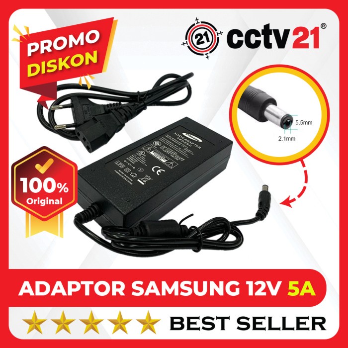 Jual Power Supply Ac Adaptor Samsung Input Ac 100-240V-50-60Hz Output ...
