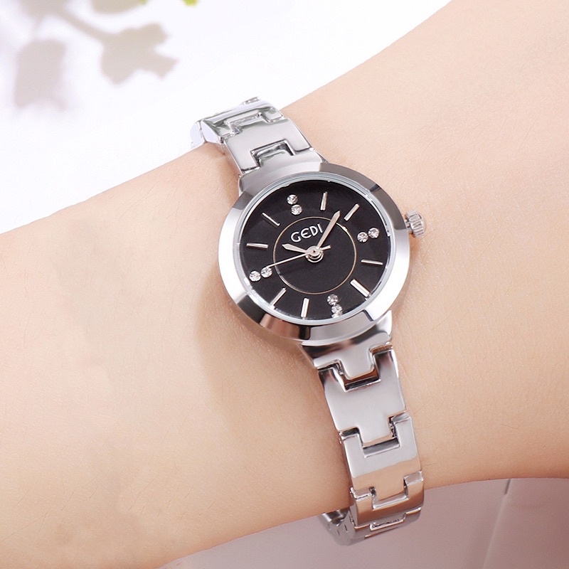 Jual Jam Tangan Wanita Terbaru Rantai Steel Stainless RJ-66 | Shopee ...