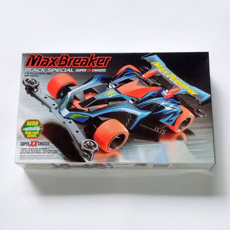 Jual Tamiya Mini 4WD Merk DD Ruize Max Breaker Black Special | Shopee ...