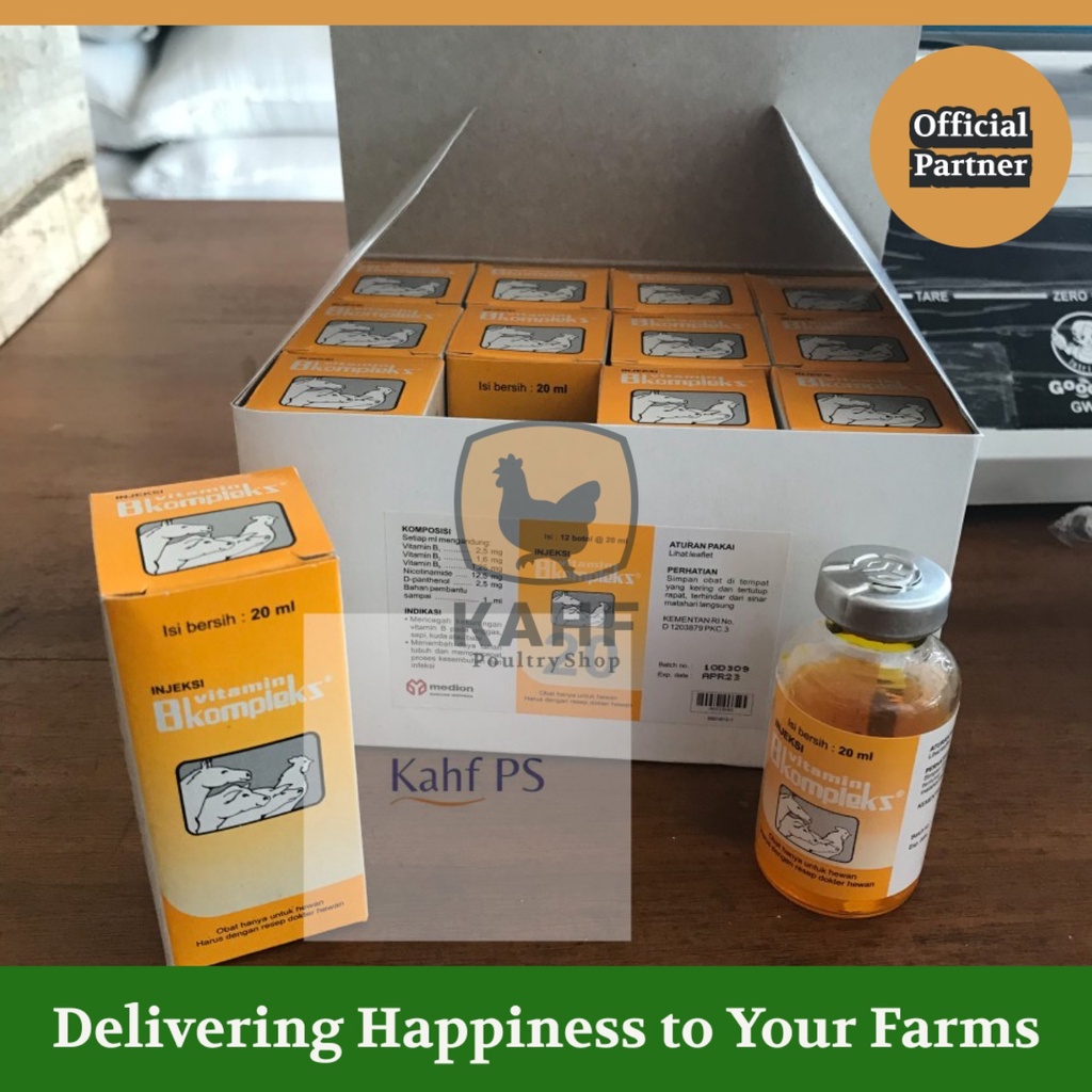 Jual Injekvit B Plex Vitamin B Kompleks Injeksi 20 ml Medion untuk ...