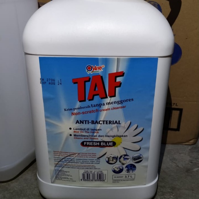 Jual Cleaner Yuri Taf Anti Bacterial Cream 3.7L (All Variant) | Shopee ...