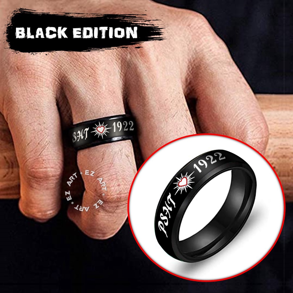 Jual BLACK EDITION CINCIN PSHT HITAM PENDEKAR SILAT SH TERATE SIMPLE ...