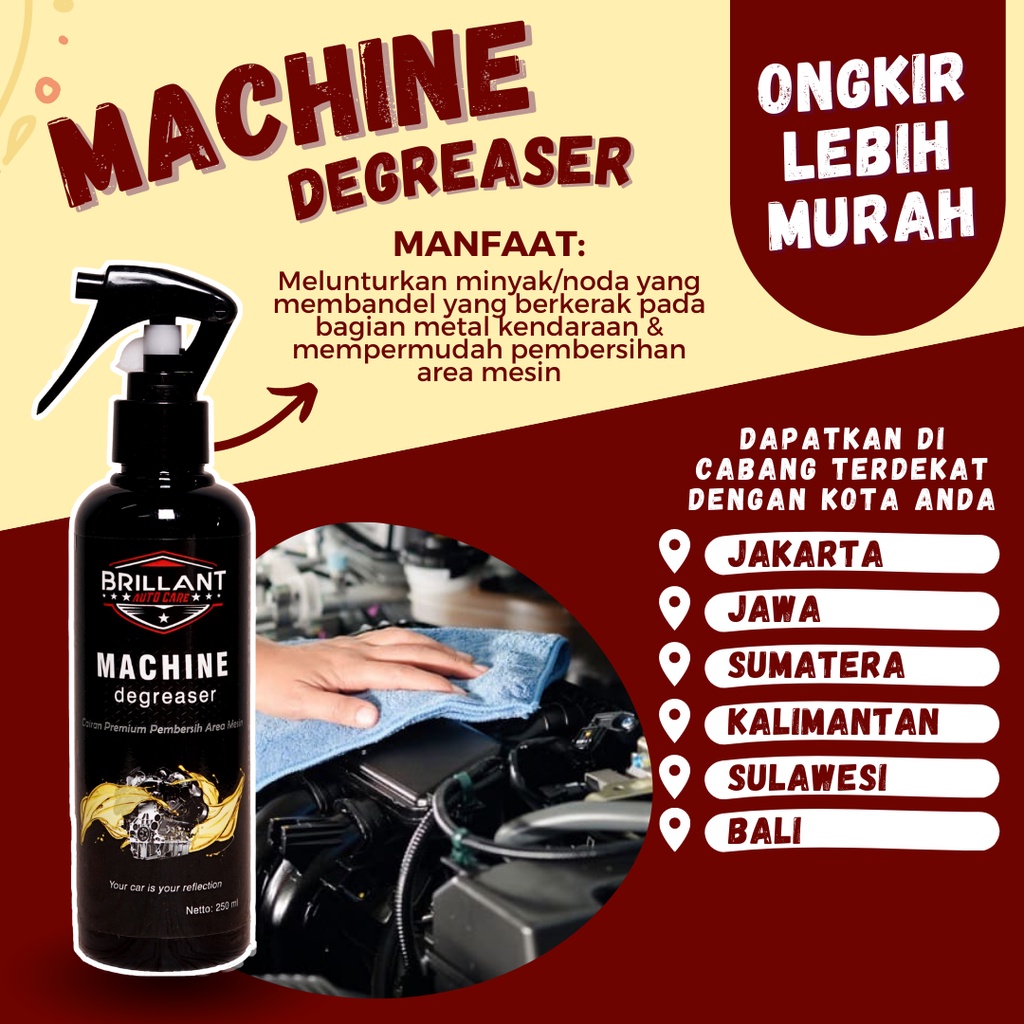 Jual Machine Degrease - Engine Degreaser - Pembersih Mesin Mobil & Motor / Kerak / Noda Oli ...