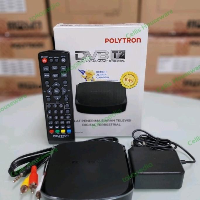 Jual Polytron Set Top Box PDV 700 T2 Alat Siaran Digital TV Full HD STB ...