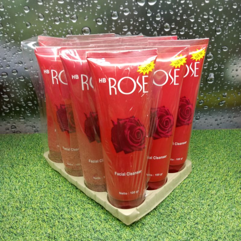 Jual HB ROSE FACIAL CLEANSER 100 gr BPOM | Shopee Indonesia
