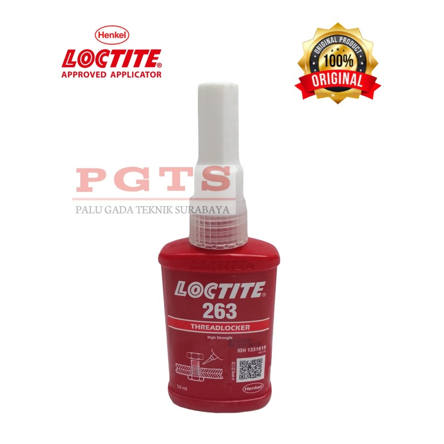 Jual LEM BAUT LOCTITE 263 50ML THREADLOCKER / LOCTITE 263 50 ML LEM SEKRUP | Shopee Indonesia