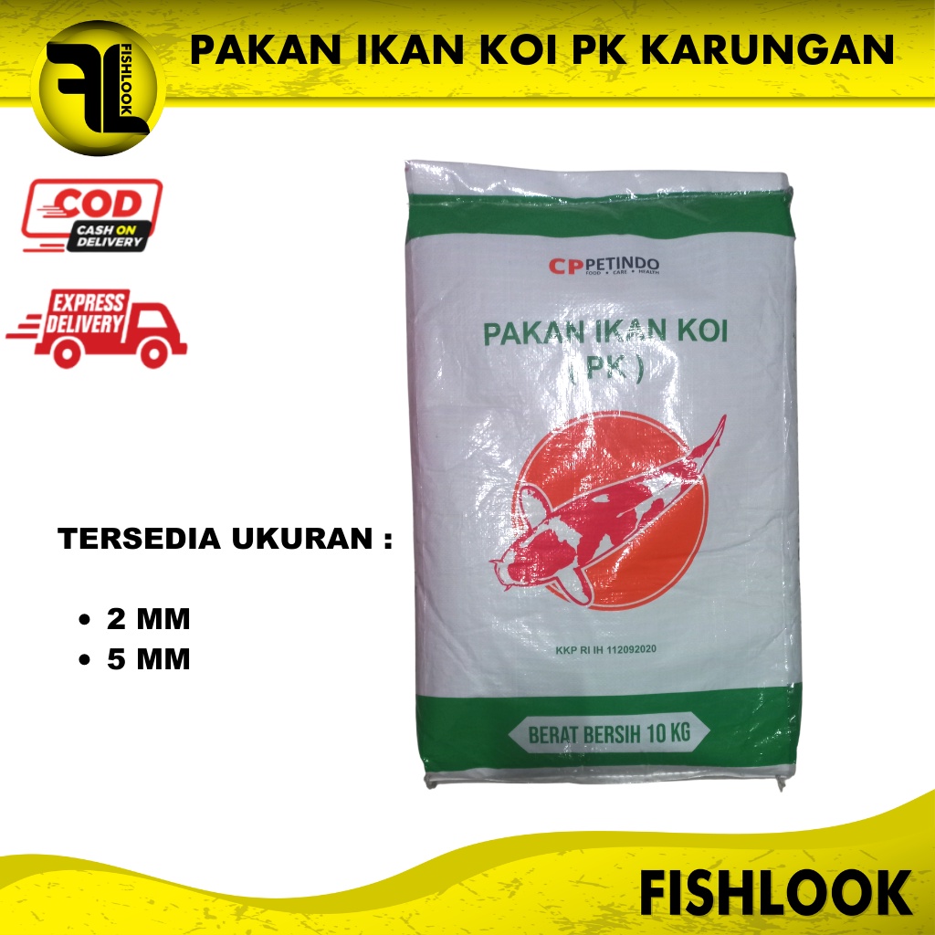 Jual pelet koi SPECIAL KARUNGAN PK-SP 2 mm-5mm isi 10 kg pakan makanan ...