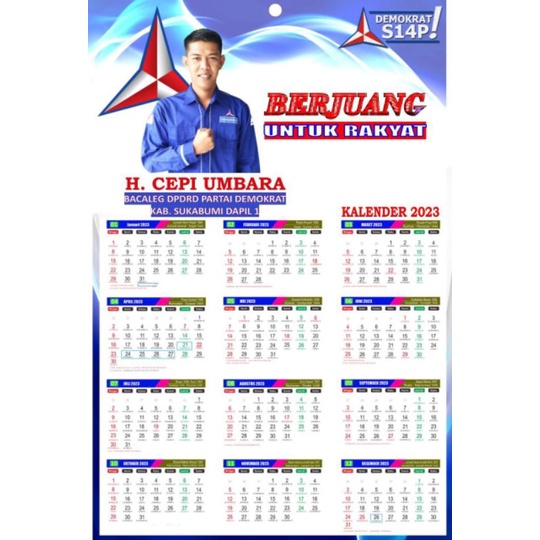 Jual Kalender Partai Bisa Custom Design | Shopee Indonesia