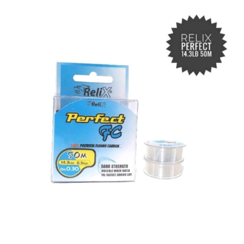 Jual SENAR RELIX PERFECT FLUOROCARBON || SENAR PERFECT FLUOROCARBON ...