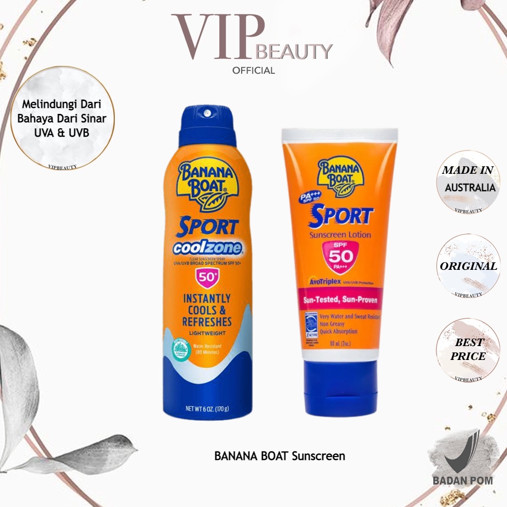 Jual BANANA BOAT Sunscreen / Sunblock SPF 50 PA++++ - Ultramist Sport ...