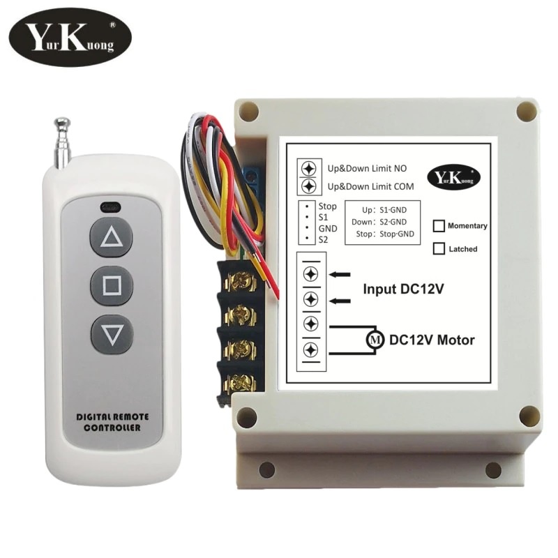Jual DC Remote control Controller wireless 12V DC 40A 400W | Shopee ...