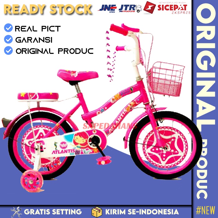 Jual sepedah anak sepeda anak perempuan cewek speda kecil anak anak ...