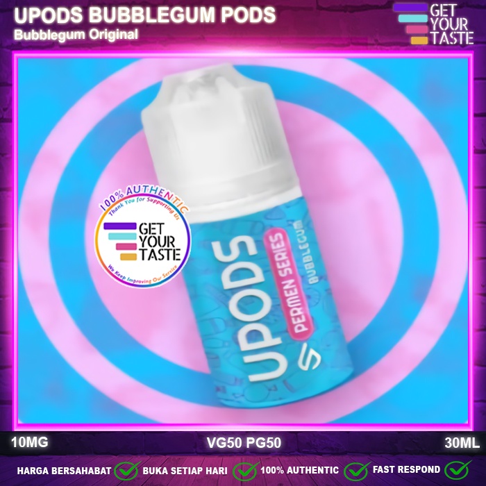 Jual Liquid Upods Bubblegum Original Pods Friendly 30ML Salt nic by ...