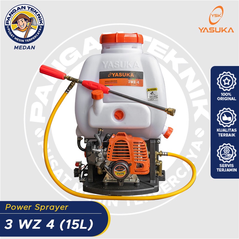 Jual Mesin Semprot Hama | Knapsack Power Sprayer YASUKA (3WZ 4) | Shopee Indonesia