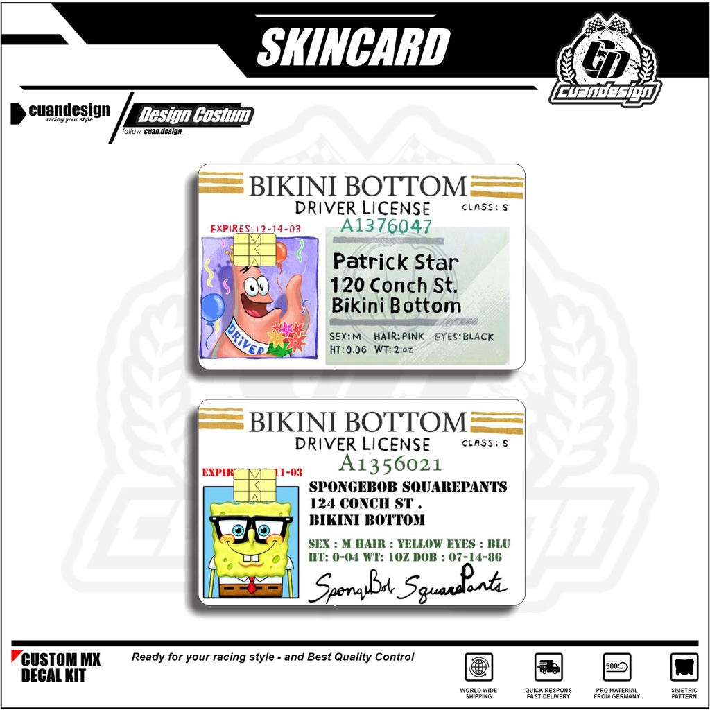 Jual STICKER PELINDUNG KARTU SKIN CARD ATM SIM KTP E-MONEY STIKER MOTIF ...