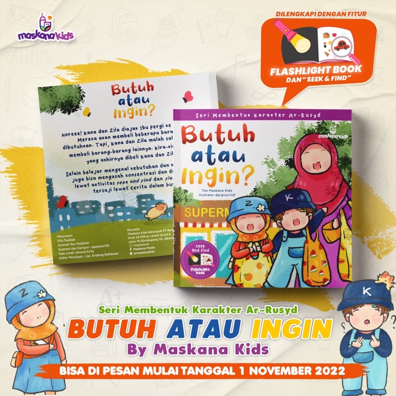 Jual BUKU BUTUH ATAU INGIN by Maskana Kids | Shopee Indonesia Jual BUKU BUTUH ATAU INGIN by Maskana Kids | Shopee Indonesia