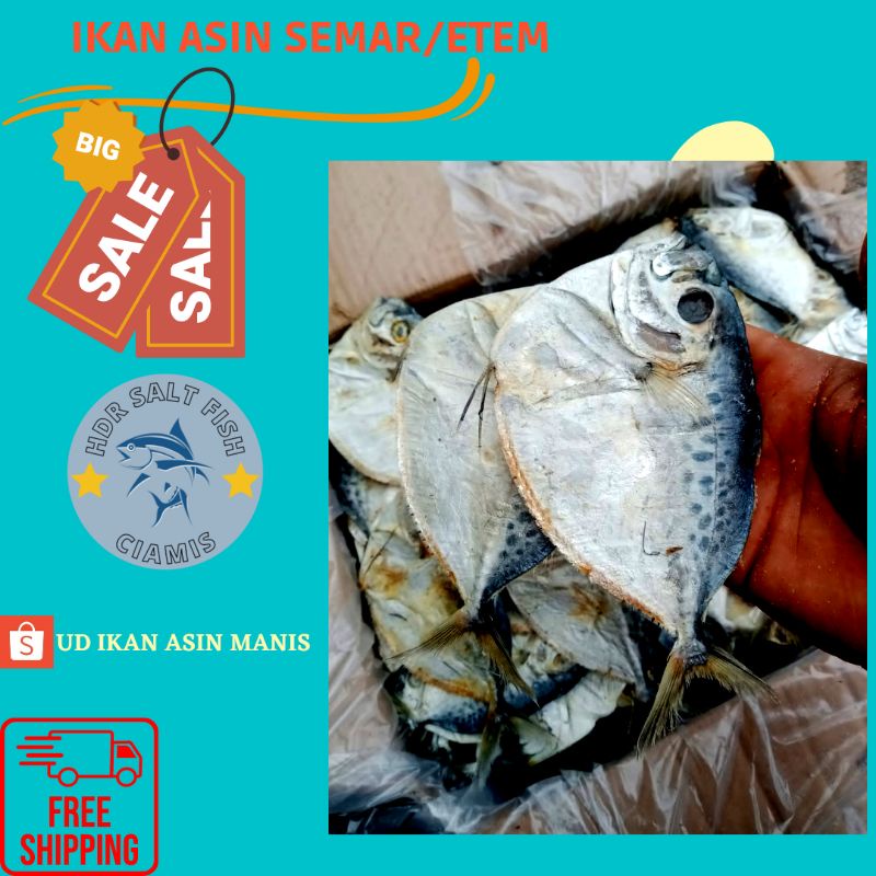 Jual Ikan Asin Semar/Etem 1kg | Shopee Indonesia