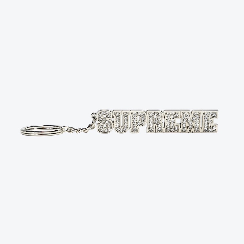 Jual Supreme Block Logo Keychan Silver | Shopee Indonesia