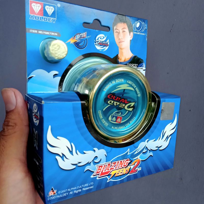 Jual Mainan Yoyo [ OBRAL] Auldey Blazing Teens 5 Original Flame Tiger ...