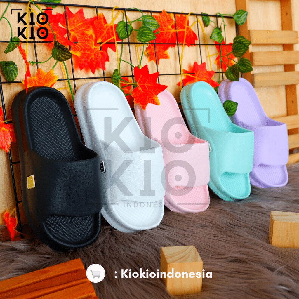 Jual Sandal Slop Wanita / Sendal Slop Wanita / slip-on Sandal Eva ...