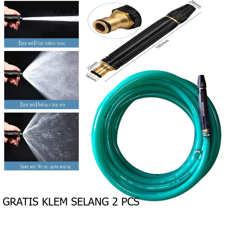 Jual PAKET ALAT SEMPROTAN CUCI MOTOR MODEL LURUS DIAMETER SELANG 5/8 ...