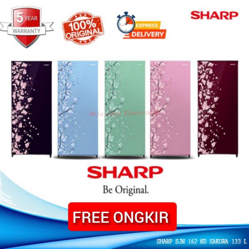 Jual KHUSUS PALEMBANG KULKAS 1 PINTU SHARP SJ N162 SJN 162 D 162HS ...