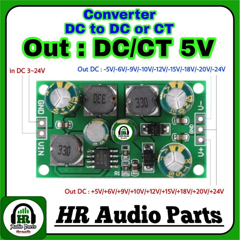 Jual Modul Converter DC to CT Step up DC3V~24V to CT5V / CT12V / CT15V ...