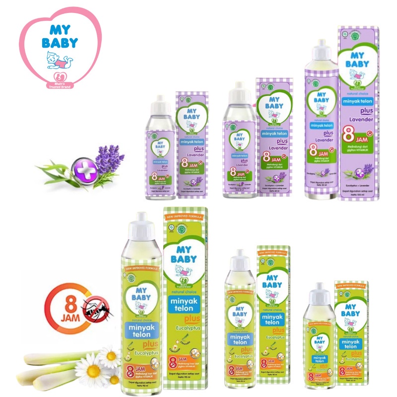 Jual MY BABY Minyak Telon Plus Eucalyptus & Lavender perlindungan 8 Jam ...