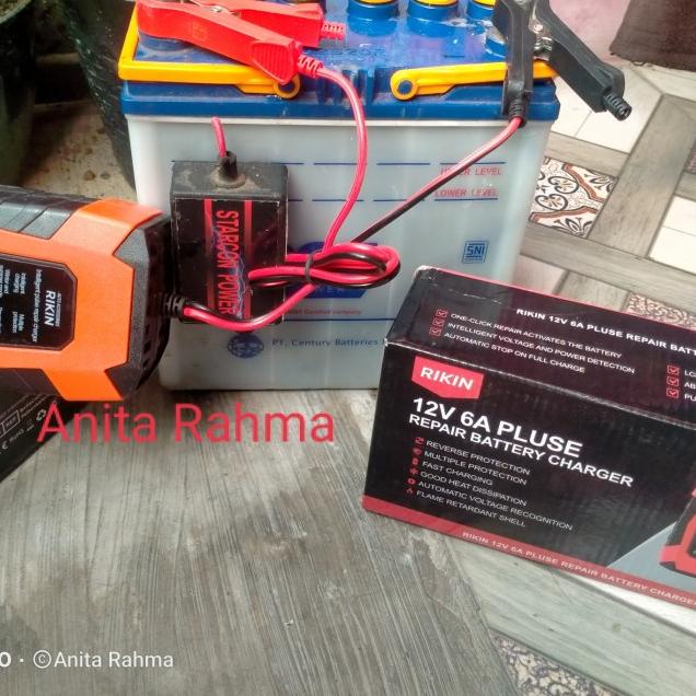 Jual cas setrum aki charger aki mobil motor 6a 12v Venus otomatis ...