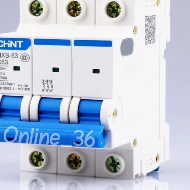 Jual mcb 3 phase 50A-63A chint NXB-63 - 3p 50A | Shopee Indonesia
