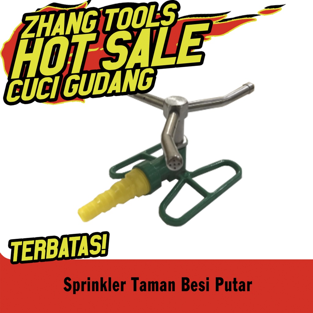 Jual Sprinkler Taman Besi Putar Full Springkel PrimeTrison | Shopee ...