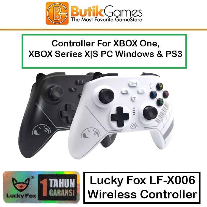 Jual Lucky Fox LF X006 XBOX One Series PC Windows PS3 Wireless ...