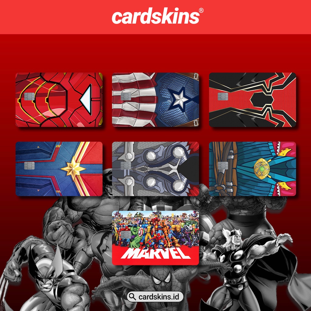 Jual MARVEL SUIT SPECIAL HOLOGRAM | GARSKIN / STICKER KARTU ATM / SKIN ...