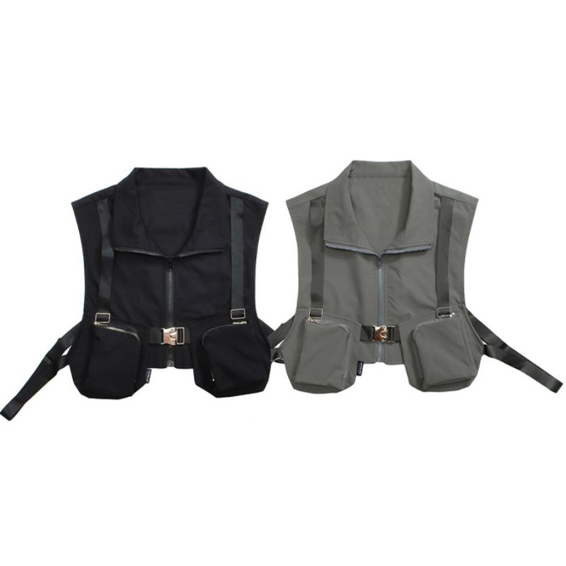 Jual Vest pria wanita casual style ootd korean style Rompi gaya keren ...