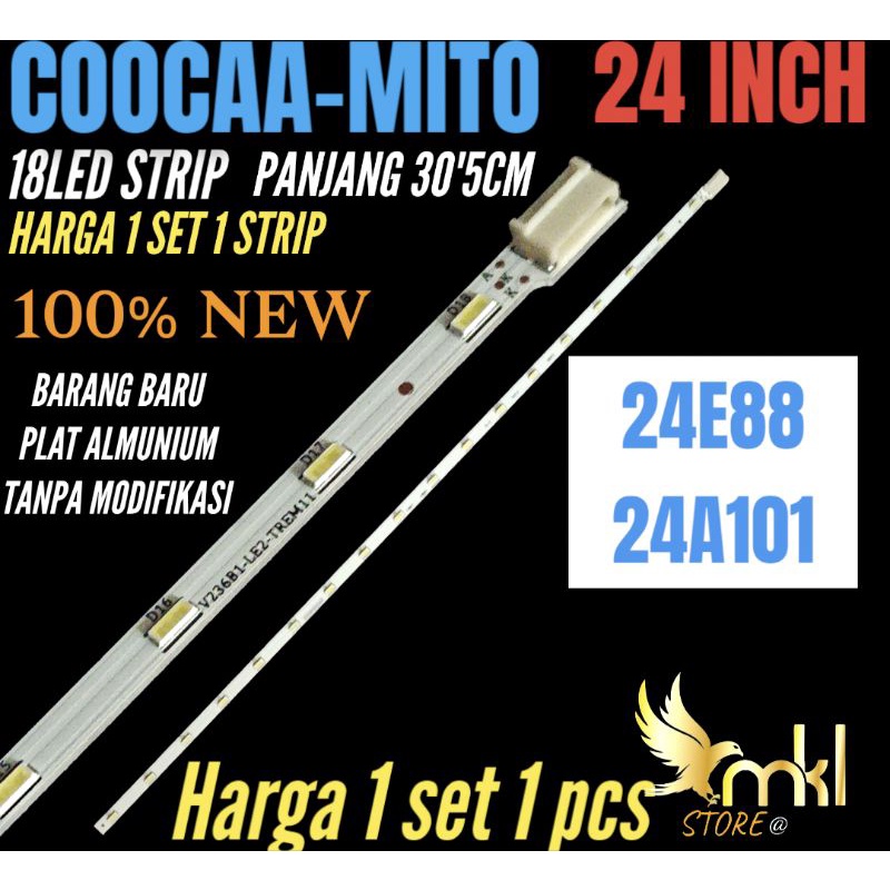 Jual BACKLIGHT TV LED 24INCH COOCAA MITO | Shopee Indonesia
