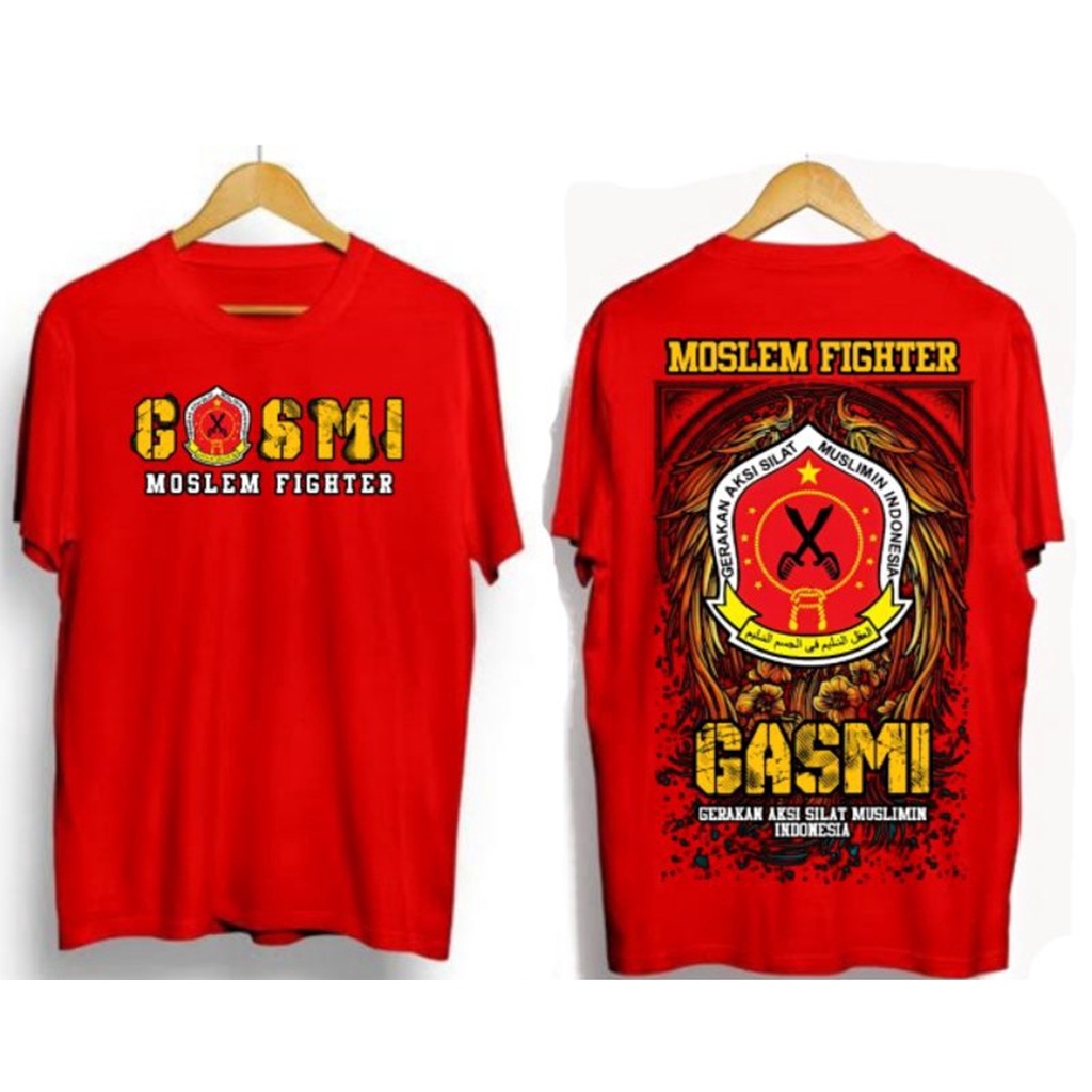 Jual cod distro kaos gasmi merah terbaru "logo besar gasmi tengah ...
