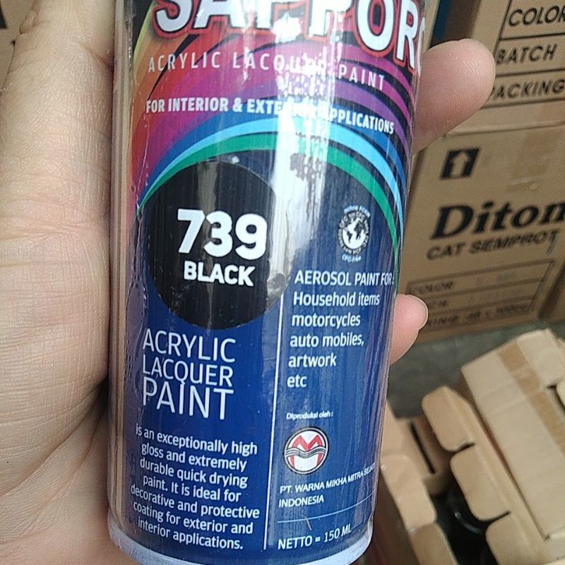 Jual saporo acrylic lacquer paint pilok pilox cat spray sapporo 150ml ...