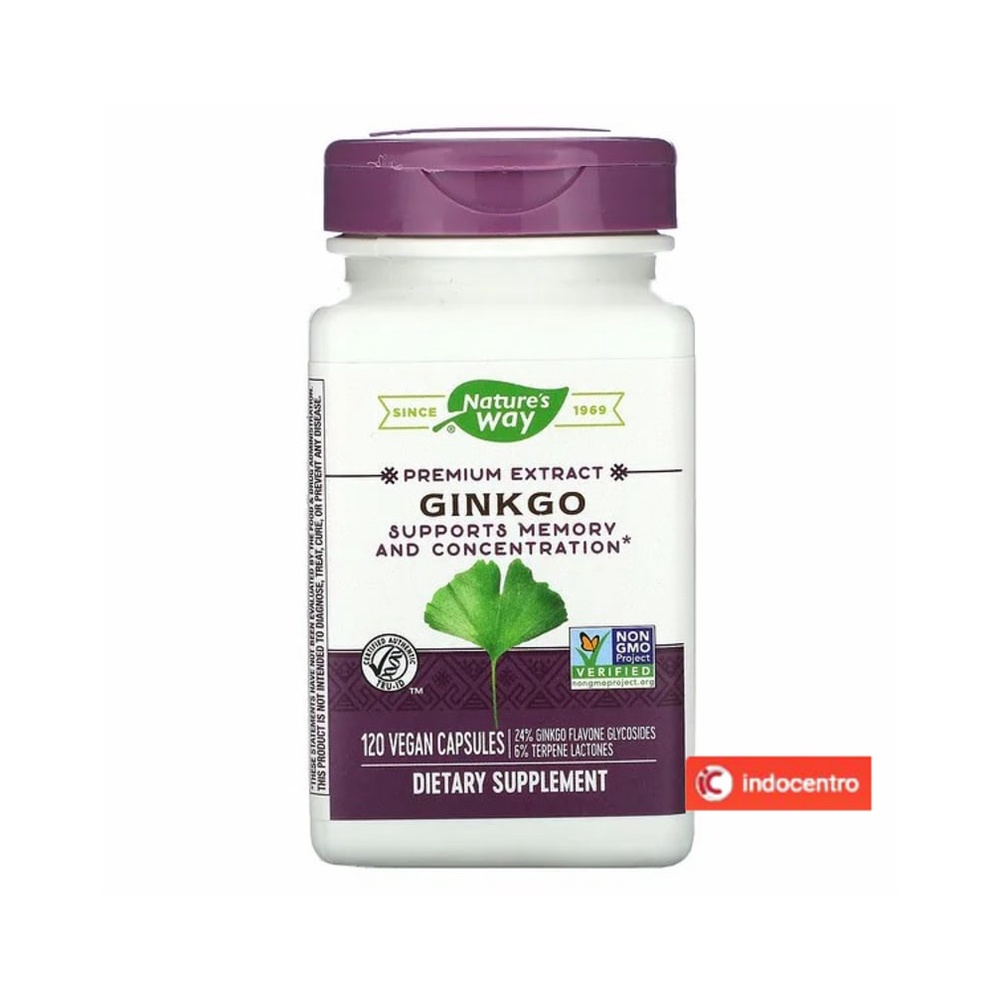 Jual Nature s Natures Way Ginkgo 120 Veg Caps | Shopee Indonesia