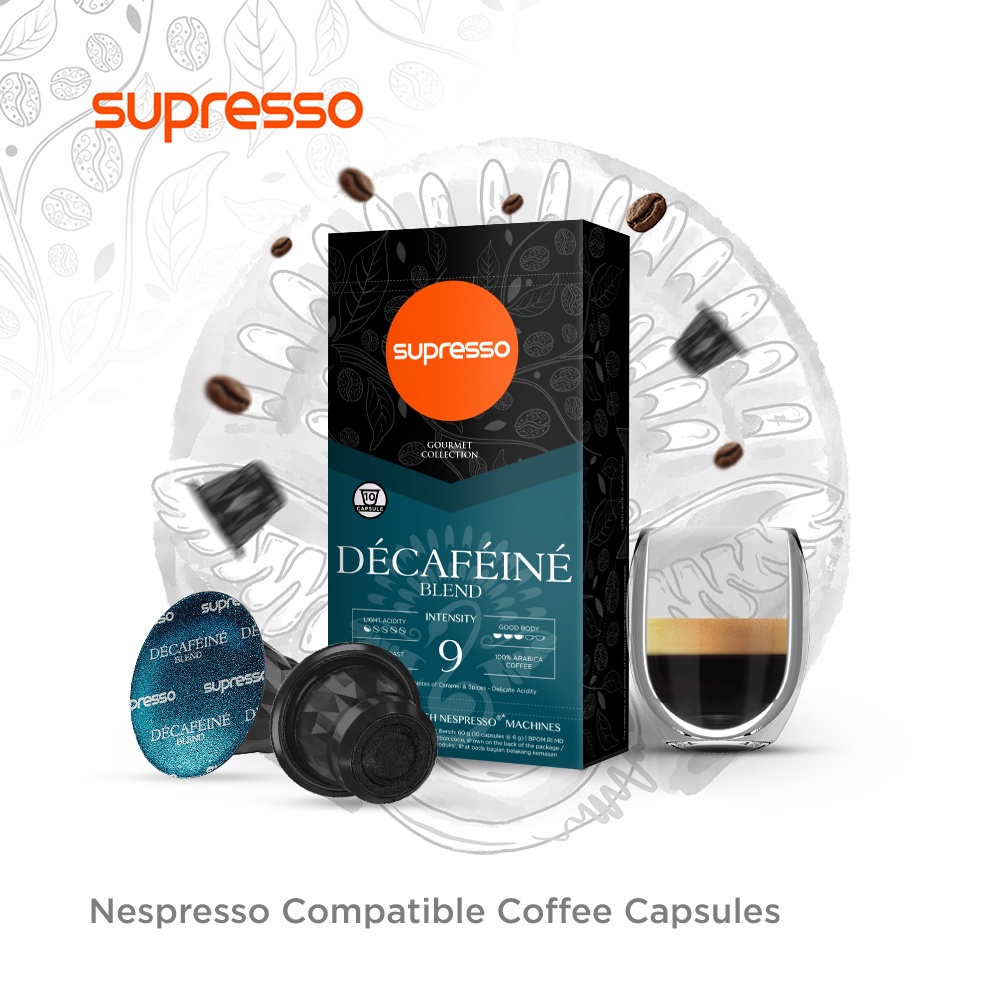 Jual Supresso Decafeine Blend Coffee Capsules | Nespresso Compatible ...