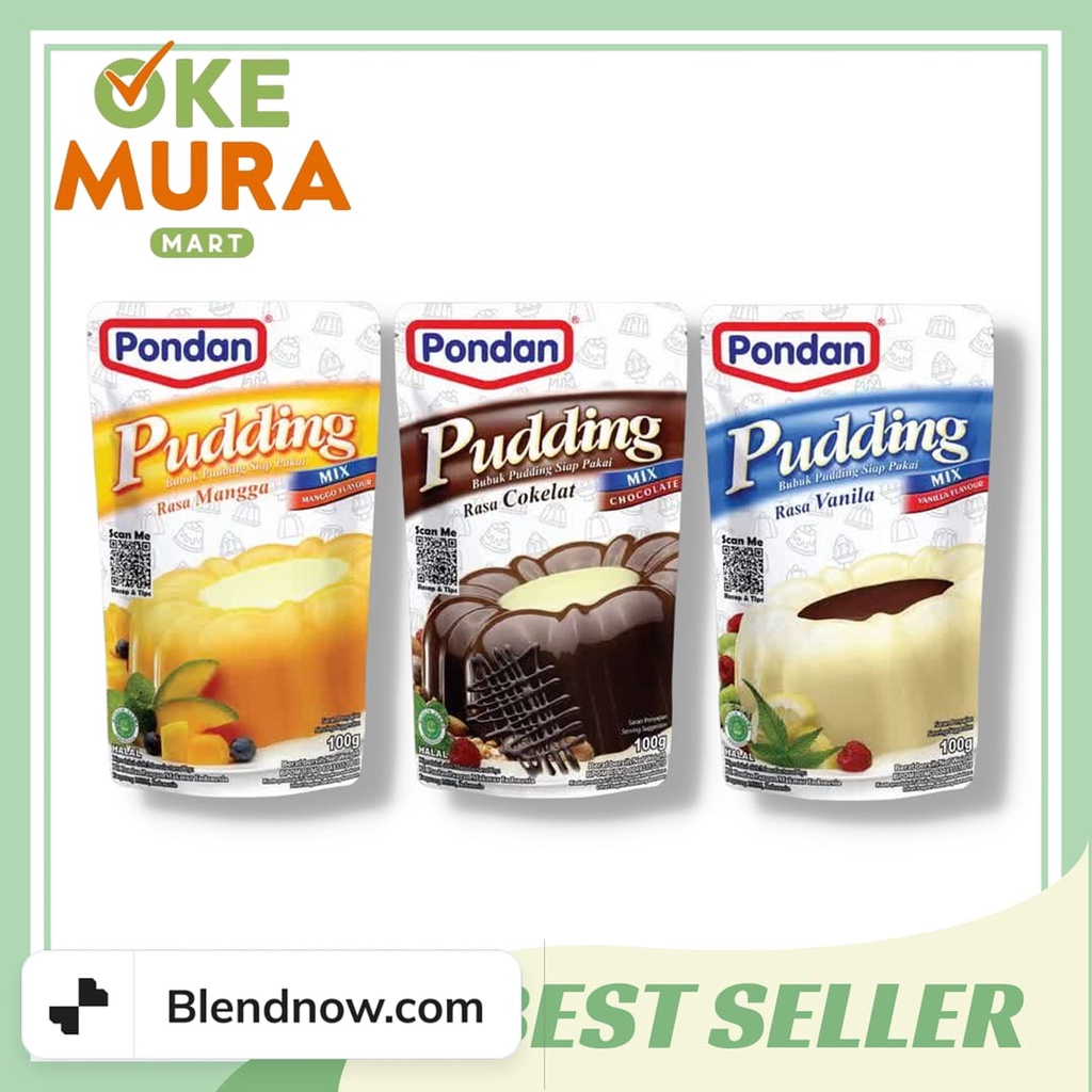 Jual PONDAN PUDING MIX 100gr/ PUDING SIAP PAKAI | Shopee Indonesia