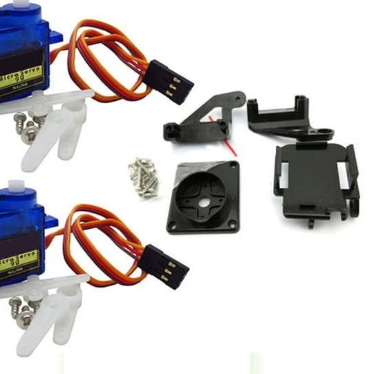 Jual Servo bracket PT Pan/Tilt Camera Platform with servo sg90 ...