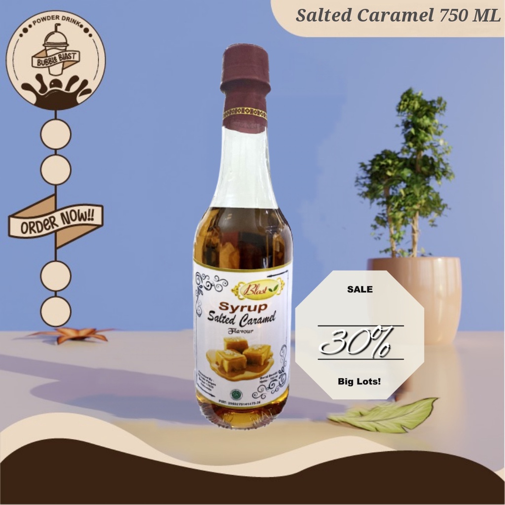 Jual Syrup Salted Caramel Karamel Asin Sirup Karamel 750 Ml