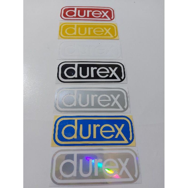 Jual Stiker Durex Sticker Cutting Stiker Viral Motor Murah Anti Air ...