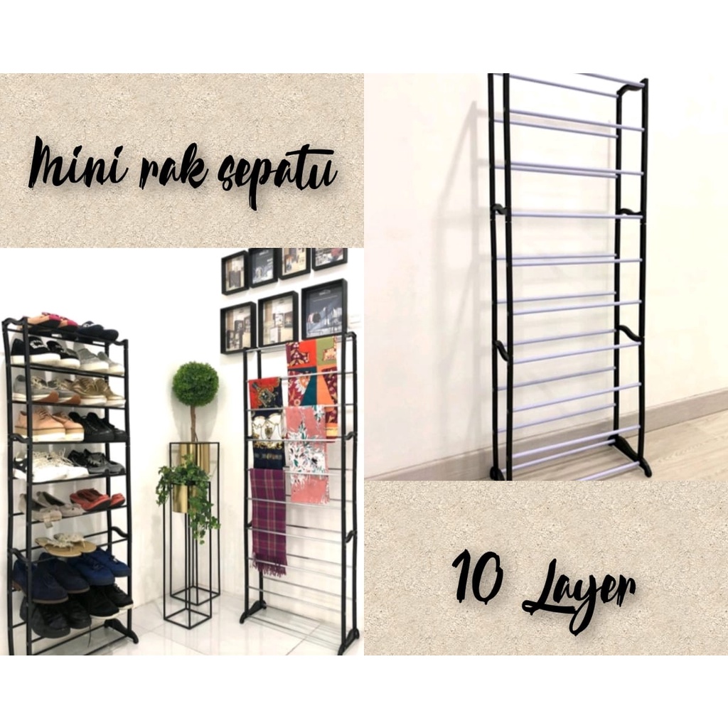 Jual RAK AMAZING/ SHOES RACK/ RAK JILBAB/ RAK SUSUN SEPATU SANDAL/RAK ...