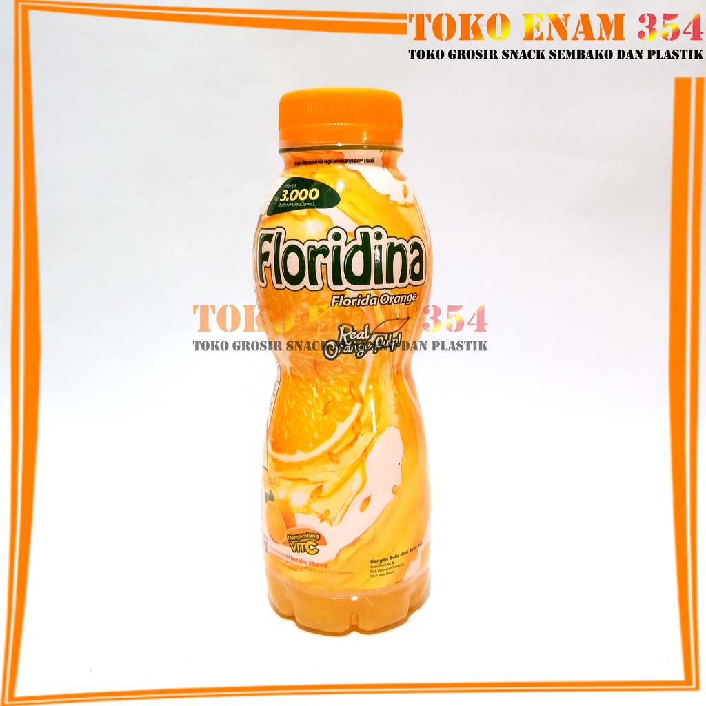 Jual Floridina Orange Minuman Jeruk Botol isi 350 ml | Shopee Indonesia