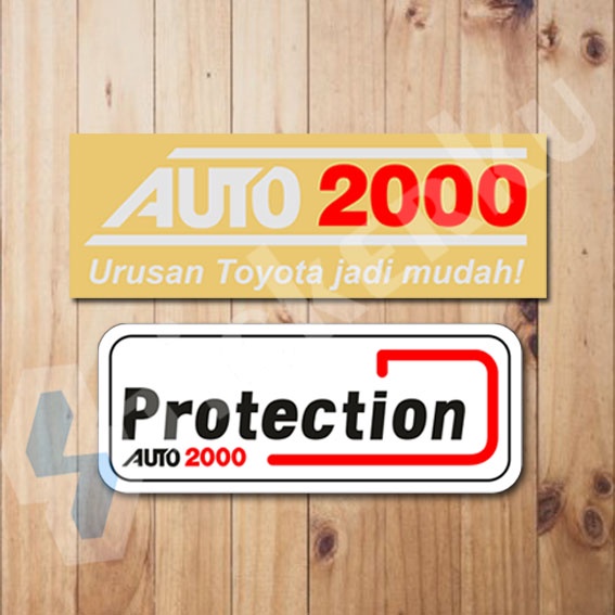 Jual STIKER AUTO 2000 TOYOTA SET 2 | Shopee Indonesia